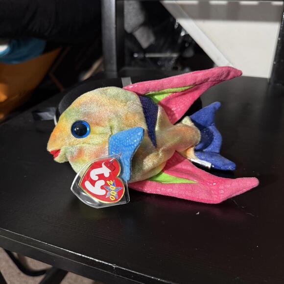 Ty | Toys | Ty Beanie Baby Aruba Stuffed Fish Plush Toy | Poshmark